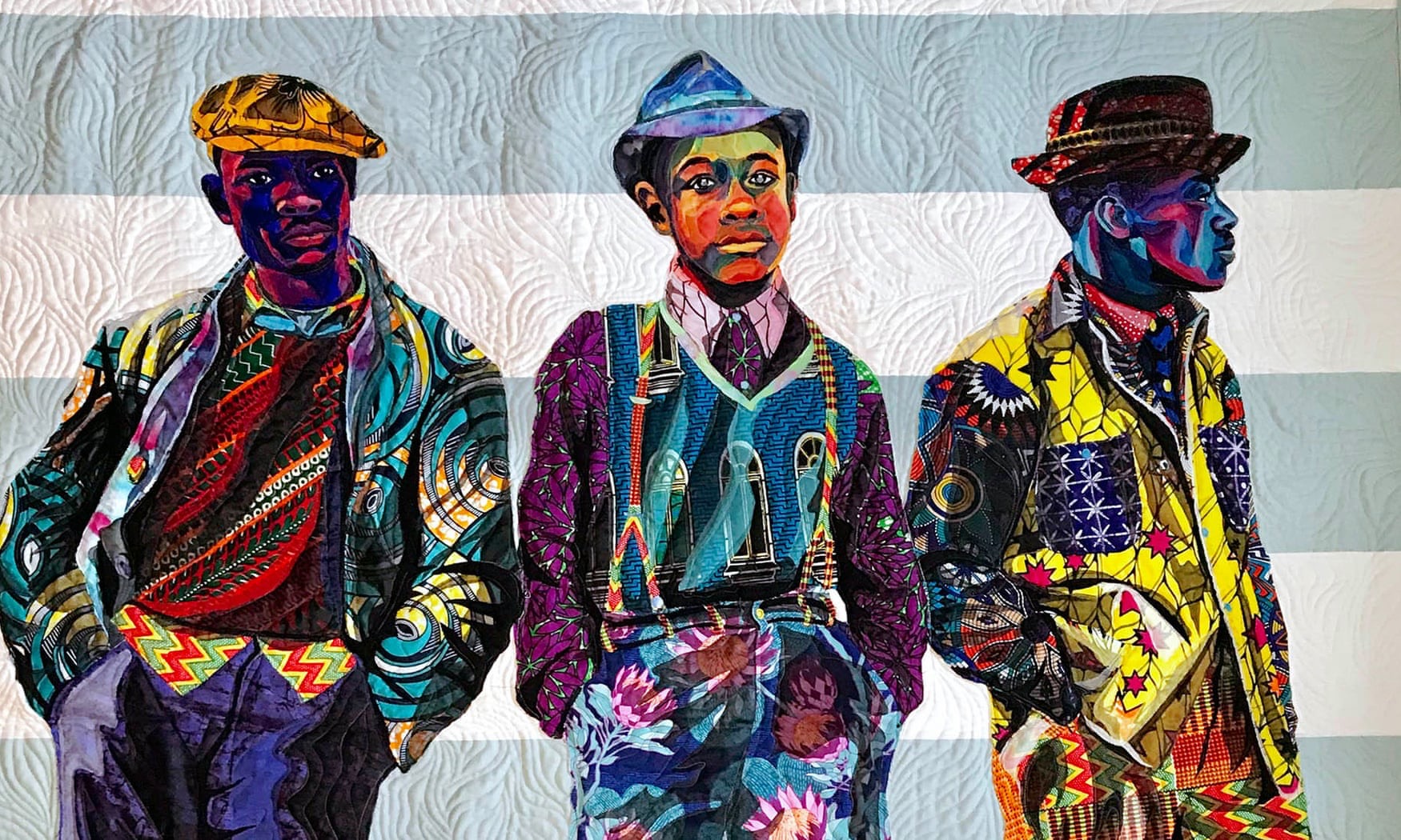 Bisa Butler: Textile art inspired by vintage photographs of African ...