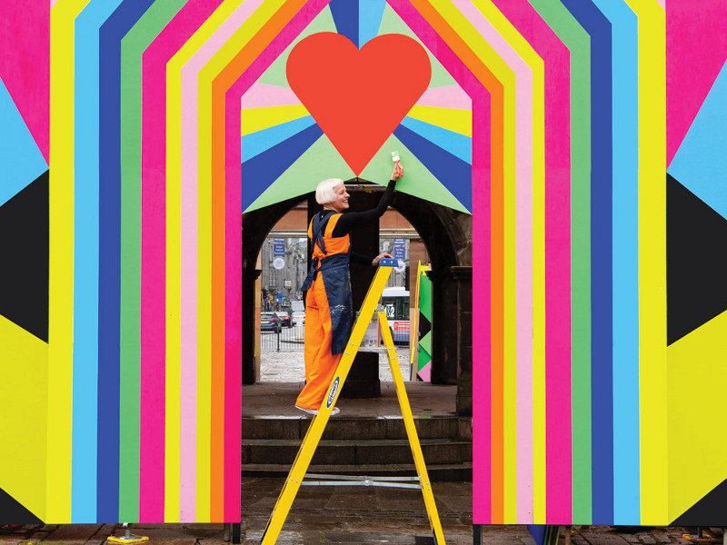 Morag Myerscough- her work brightens up space wherever it goes- Nisha ...