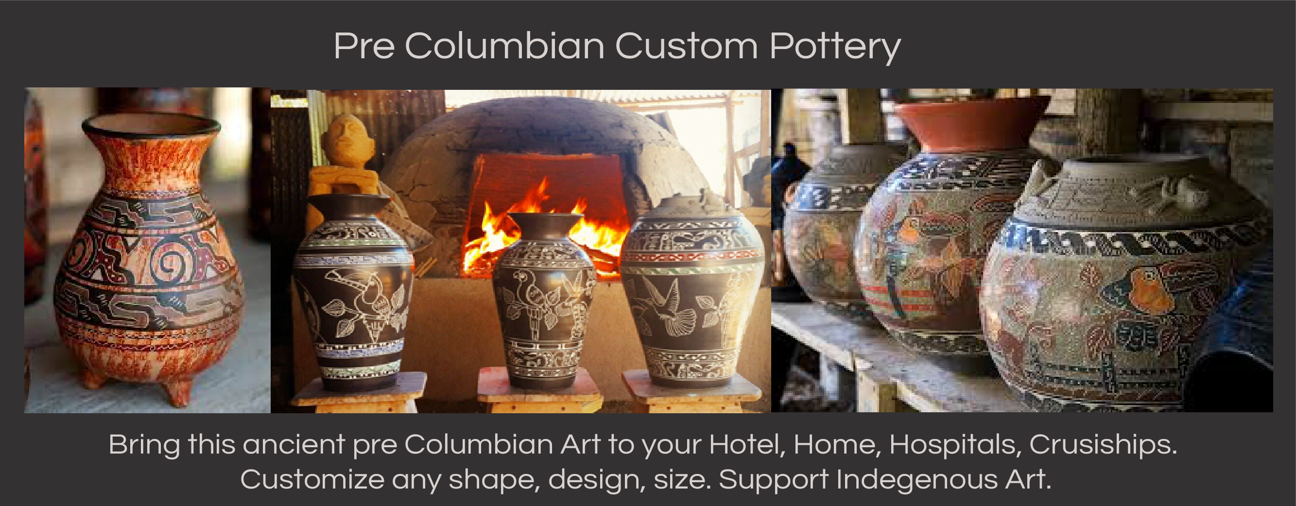 Pre-Columbia Custom Pottery- Nisha Designs